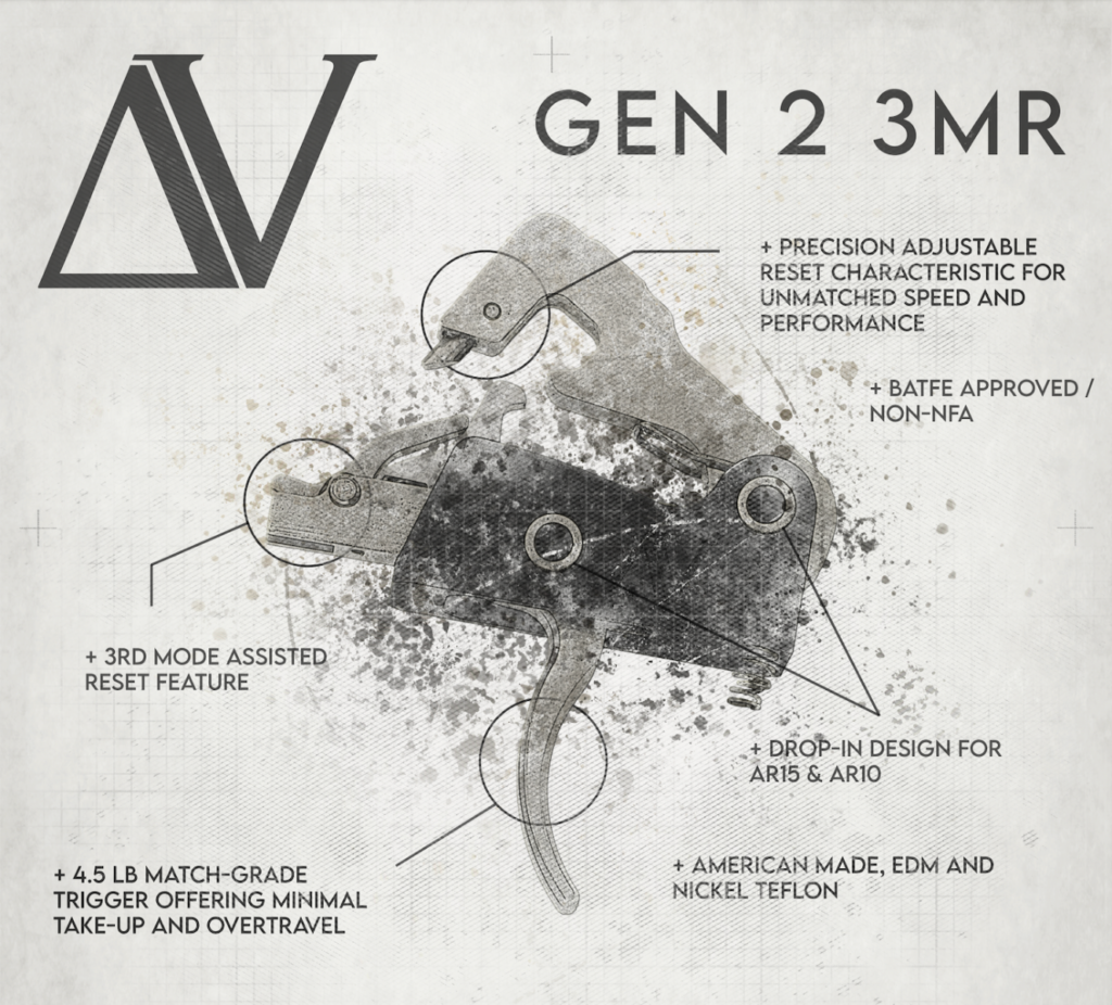 Relentless Triggers Delta V Gen 2 3MR Trigger - Liberal Tears Brand